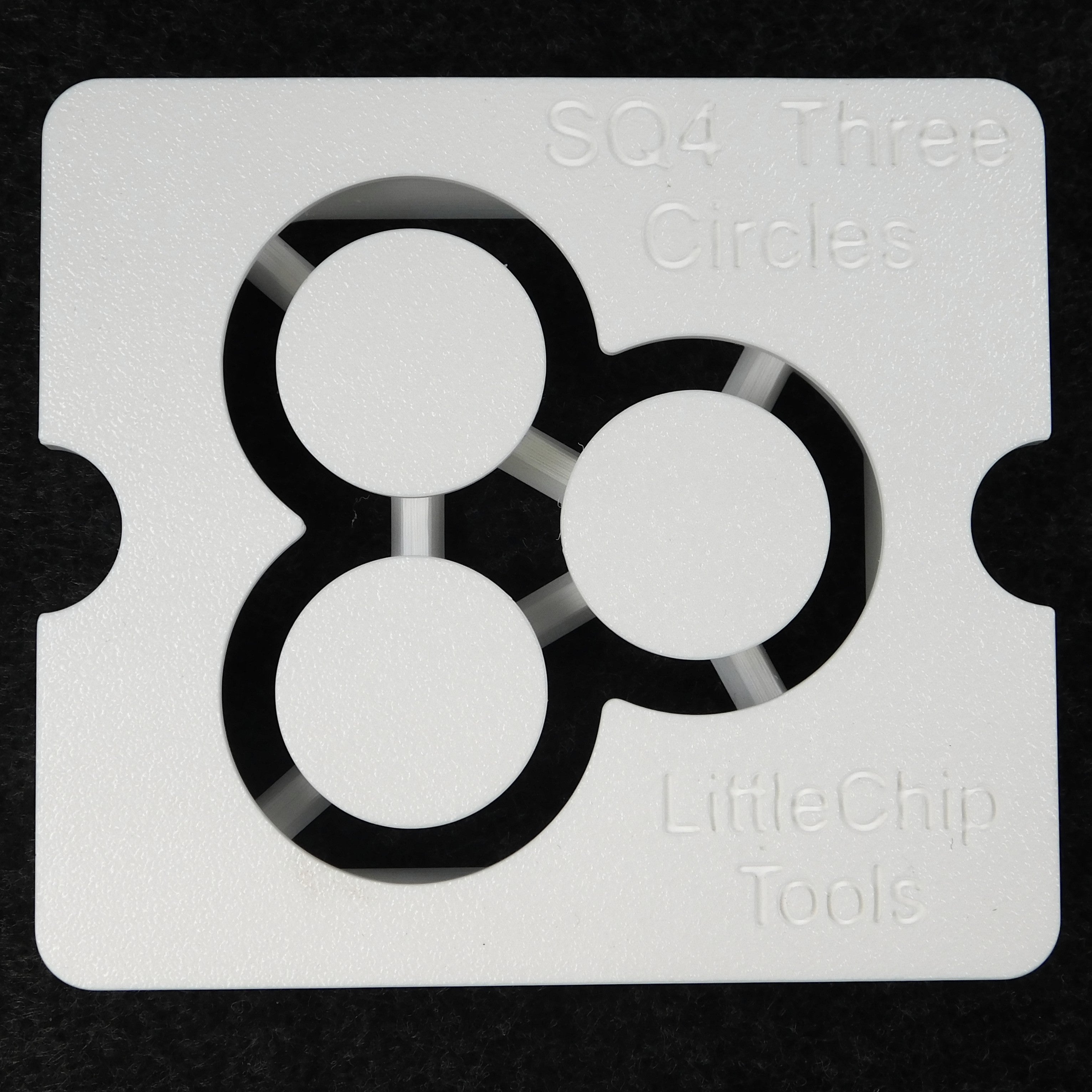 Square Die for Three Circles Extrusion – LittleChip Tools